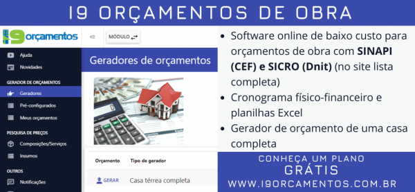 Tabela SIURB entenda como funciona a tabela de preços – i9 Orçamentos ...