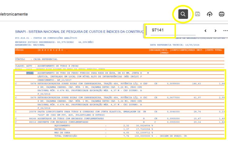 Baixar tabela SINAPI - Passo a passo