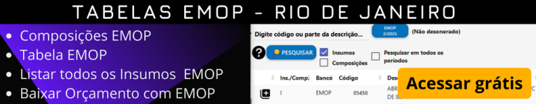 Tabela EMOP-RJ (GRÁTIS e Online): Entenda como funciona a tabela de ...